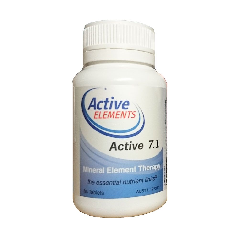 Active Elements Active 7.1 mineral formula for immunity, colds, congestion